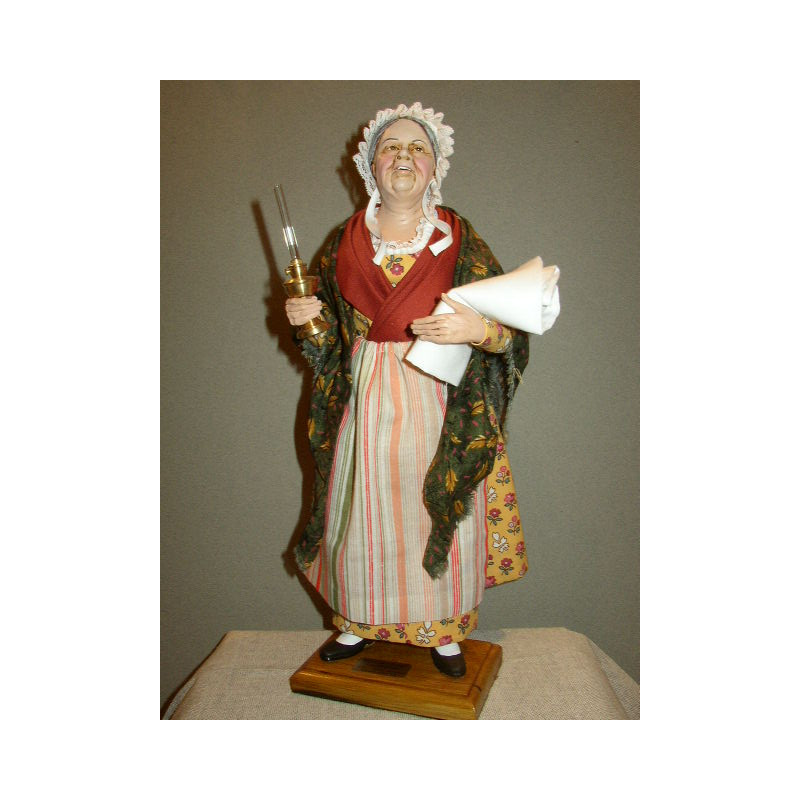 Santon femme à la lanterne